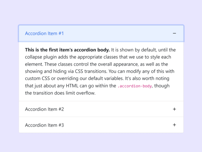Bootstrap 5 Accordion with Plus Minus - W3Frontend