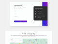 Contact Us Page Design HTML CSS Code - W3Frontend