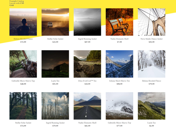 CSS Responsive Product Grid - W3Frontend
